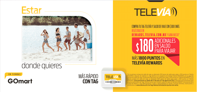 TeleVía | Estar donde quieres