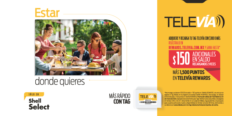 TeleVía | Estar donde quieres