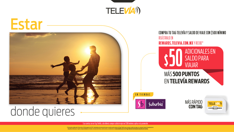 TeleVía | Estar donde quieres